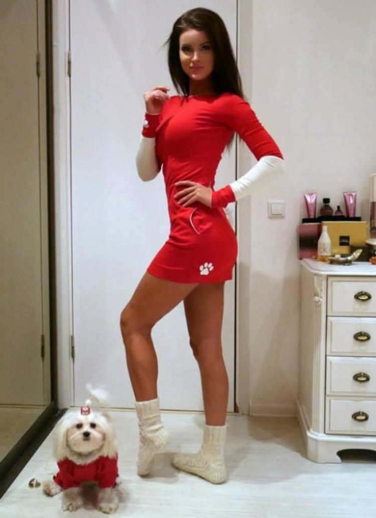 Cute Puppies and Girls (51 Photos)